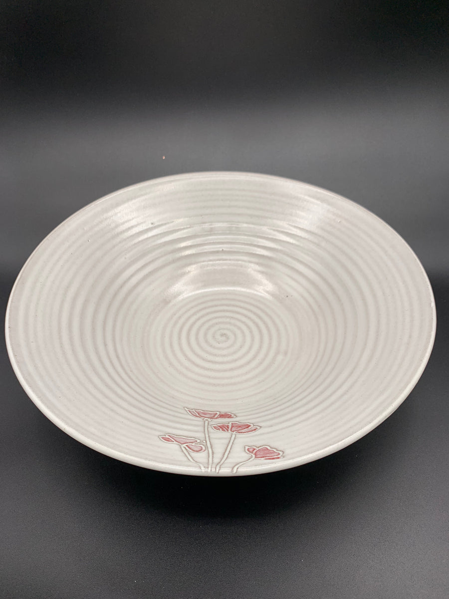 The poppy bowl – Michael Stanley Pottery